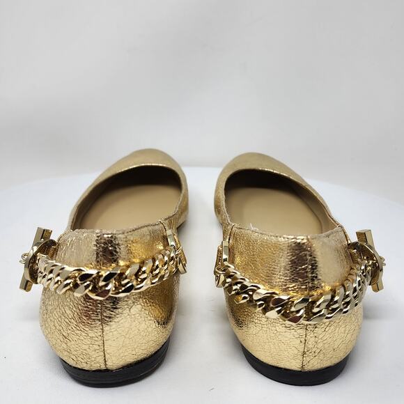 Rachel Zoe | Shoes | Rachel Zoe Laura Ballet Flats Women M Metallic ...
